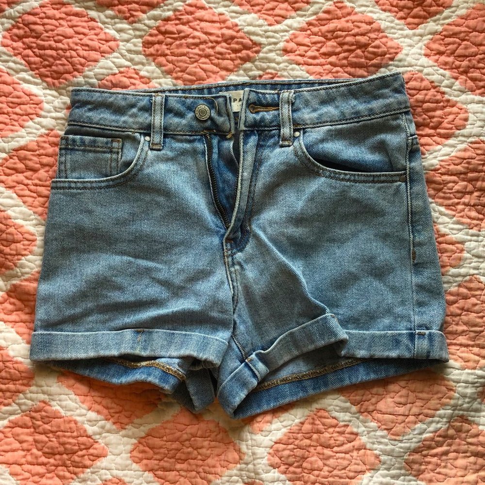 Demin Mom Shorts - Gem